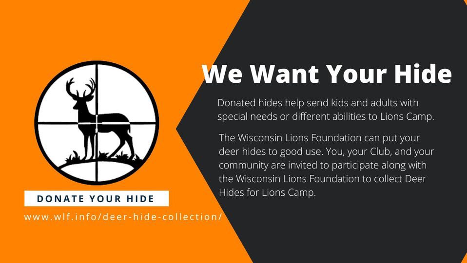 2023 Deer Hide Collection – The Menomonie Lions Club